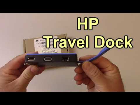 HP USB Travel Dock connector review and unboxing