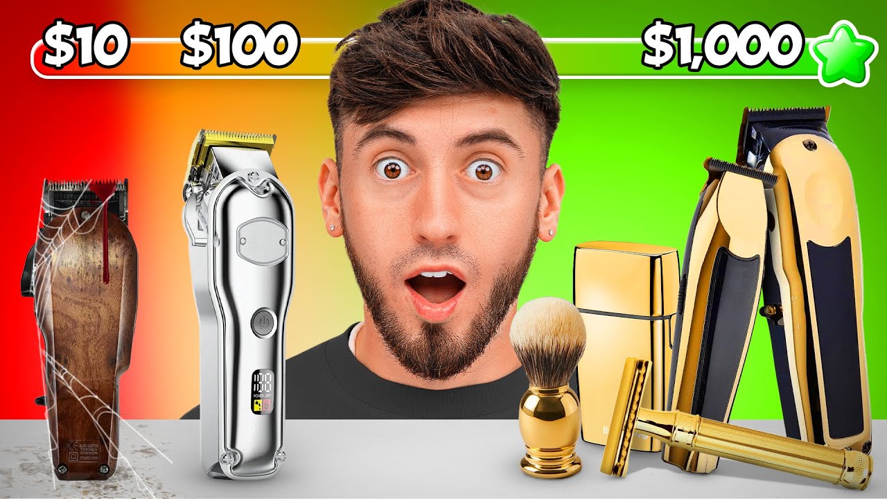 $10 vs $100 vs $1,000 Barber Kit!