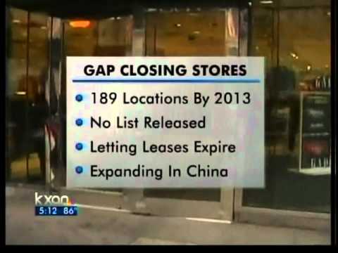 U.S. Gap stores to close, open in China