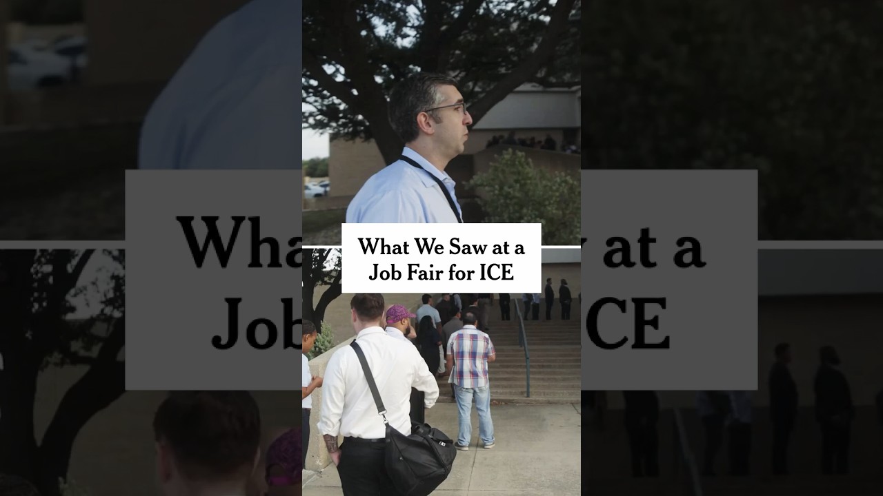 What We Saw at a Job Fair for ICE