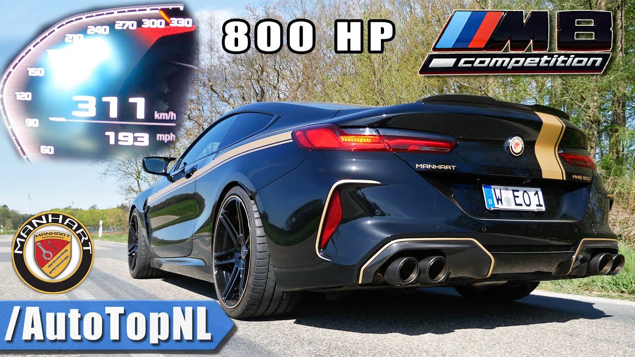 2020 BMW M8 Competition with 823 HP Hits 193 MPH (311 KPH) on the ...