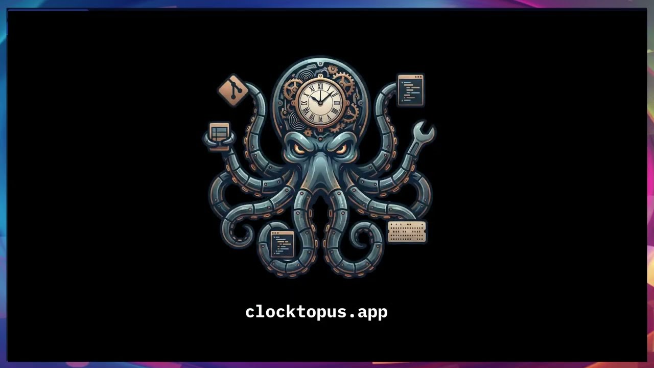 Clocktopus: generate your timesheet from git commits (time-lapse)