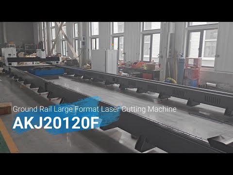 AccTek Ground Rail Large Format 12KW Laser Cutting Machine AKJ20120F