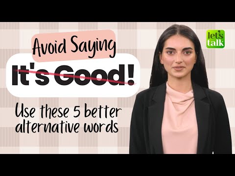 Avoid Saying - It’s Good ❌❌ | Learn Better English Words | 🗣 Speak Fluent English #shorts
