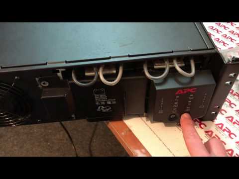 Посылка из Житомира SURT3000XLI APC inverter fault демонстрация работы