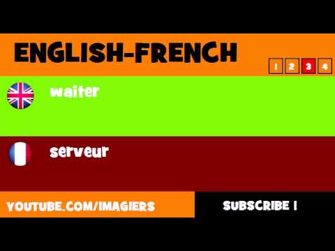 FROM ENGLISH TO FRENCH = waiter