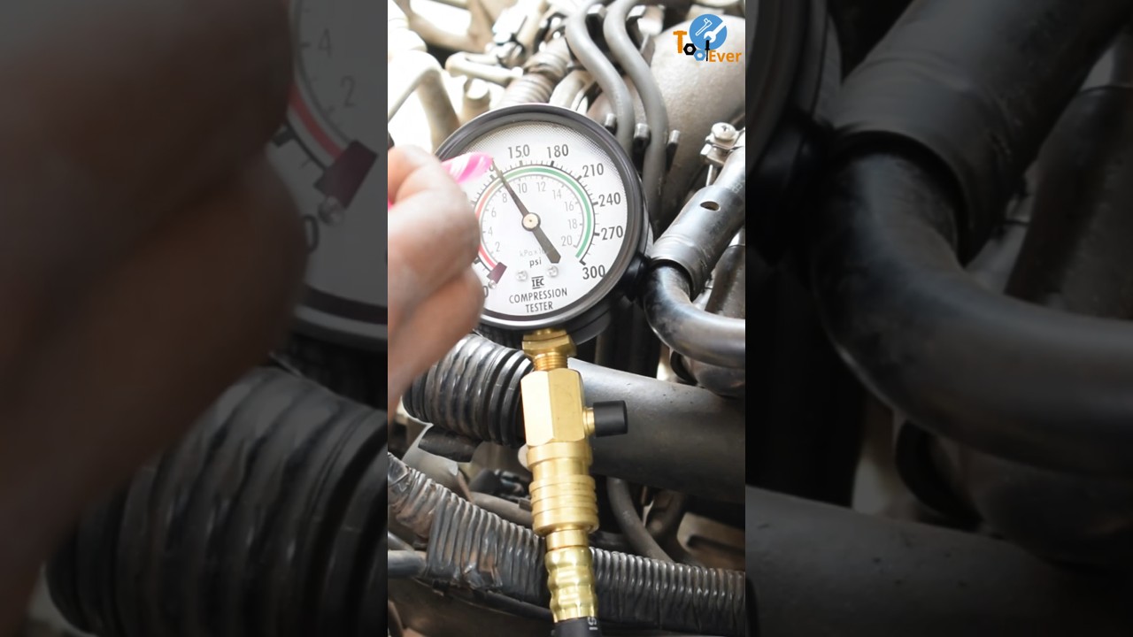 Compression Testing. How To Do It On Your Car! #shorts #gasolineengine #compressiontest