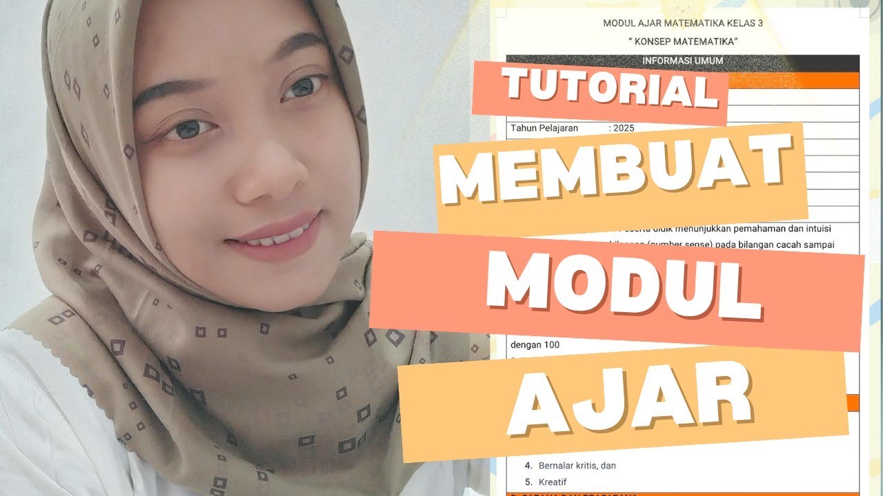 TUTORIAL MEMBUAT MODUL AJAR || MATEMATIKA KELAS 3 || KURIKULUM MERDEKA