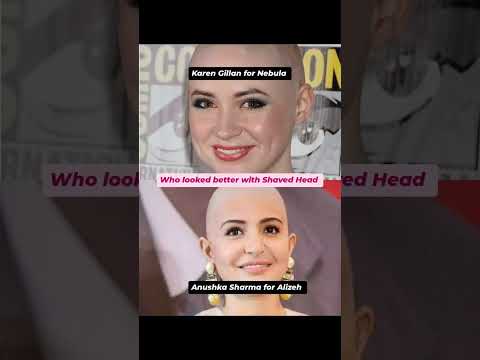 who looked better 👍🏻🔥 #karengillan #anushkasharma #nebula #looks #shakyshaky #actress #shaky #bald