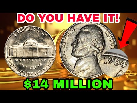 1964 Nickel Jefferson // Value Guides (Rare Errors (D) and No Mint Mark)OVER $14 Million