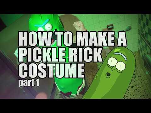 How to Make a Pickle Rick Costume (Part 1)