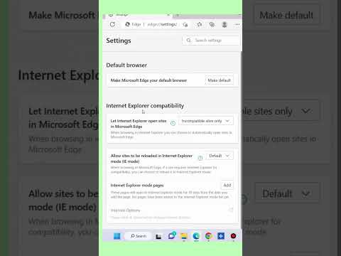How to Enable Internet Explorer IE Mode in Microsoft Edge
