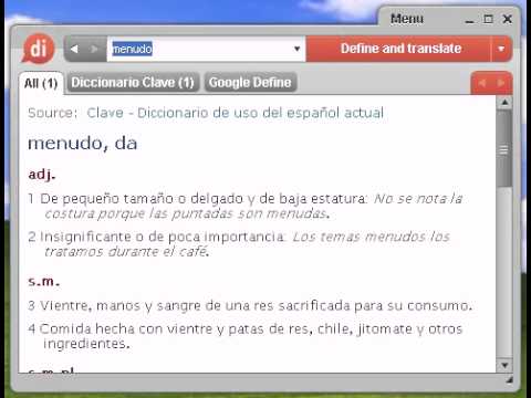 Definición de menudo