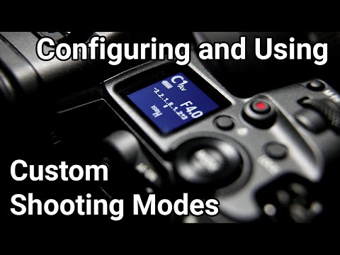 Canon R5: Custom shooting modes (4147C002)