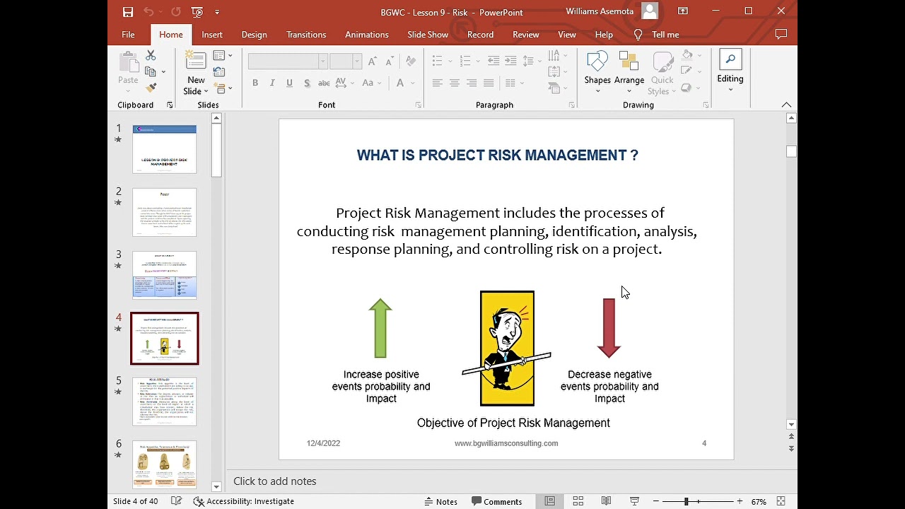 PROJECT RISK MANAGEMENT