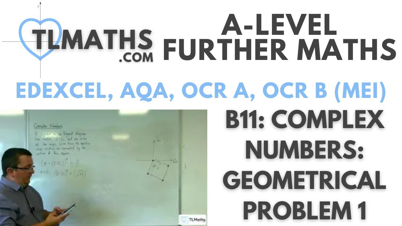 A-Level Further Maths B11-01 Complex Numbers: Geometrical Problem 1