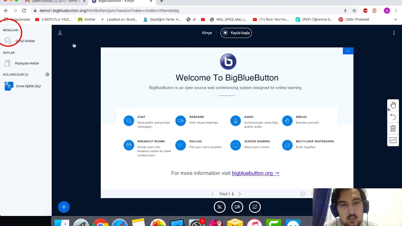 BigBlueButton Kullanımı