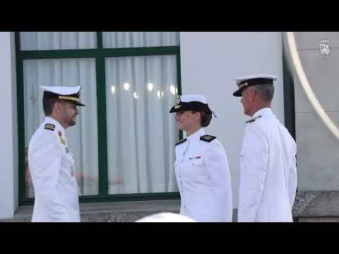 LA PRINCESA LEONOR INGRESA EN LA ACADEMIA MILITAR NAVAL 2024