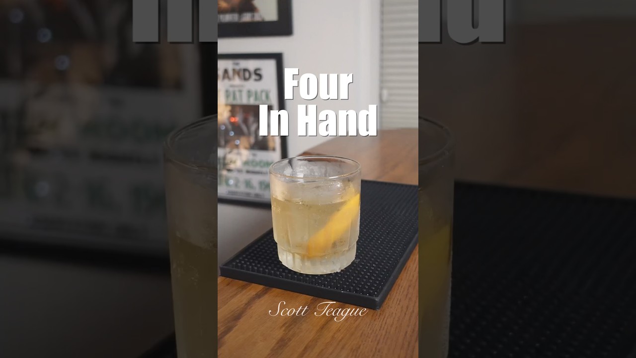 FOUR IN HAND #coachvino #theprogressbar #cocktails #thepeoplesbartender #mindset #motivation
