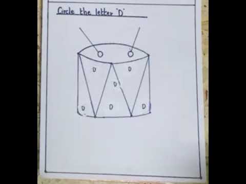 letter D worksheet
