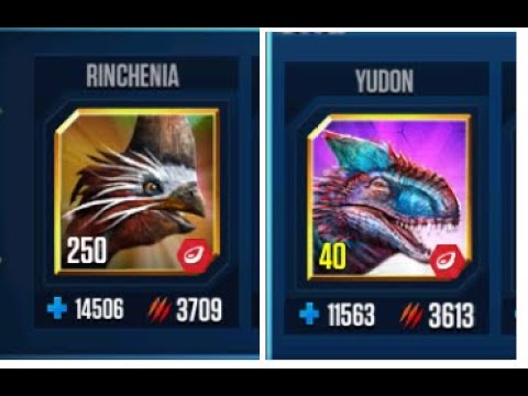 RINCHENIA VS YUDON II Jurassic World The Game II Dinosaurs Game