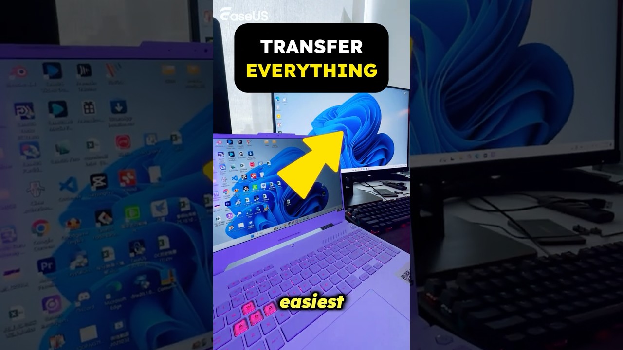 Transfer EVERYTHING From One PC to Another #pctips #techtips #datamigration
