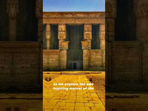 2,000 year old staircase inside the Ancient Egyptian temple of Dendera. #ancienthistory #viral