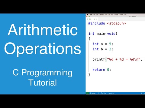 Arithmetic Operations | C Programming Tutorial