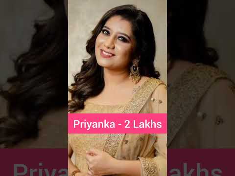 Vijay TV Anchor's One Day Salary #shorts #vijaytv #serial #shows #dd #makapa