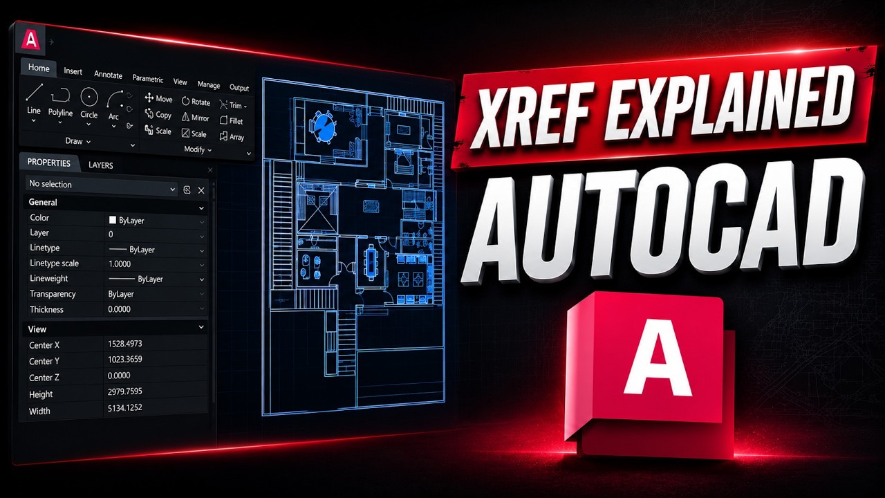 AutoCAD XREF Tutorial | The Pro Workflow for Big Drawings