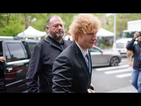 Ed Sheeran Plays Guitar And Sings In Court - Mix 103.1