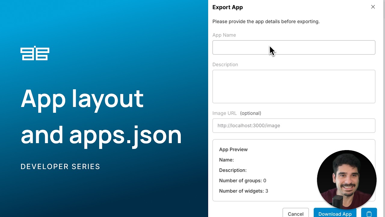 Apps layout and apps.json - OpenBB Workspace tutorials for developers