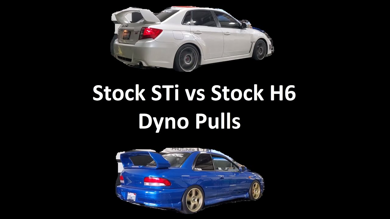 Subaru Engine Comparison - 6 Cylinder H6 vs STi