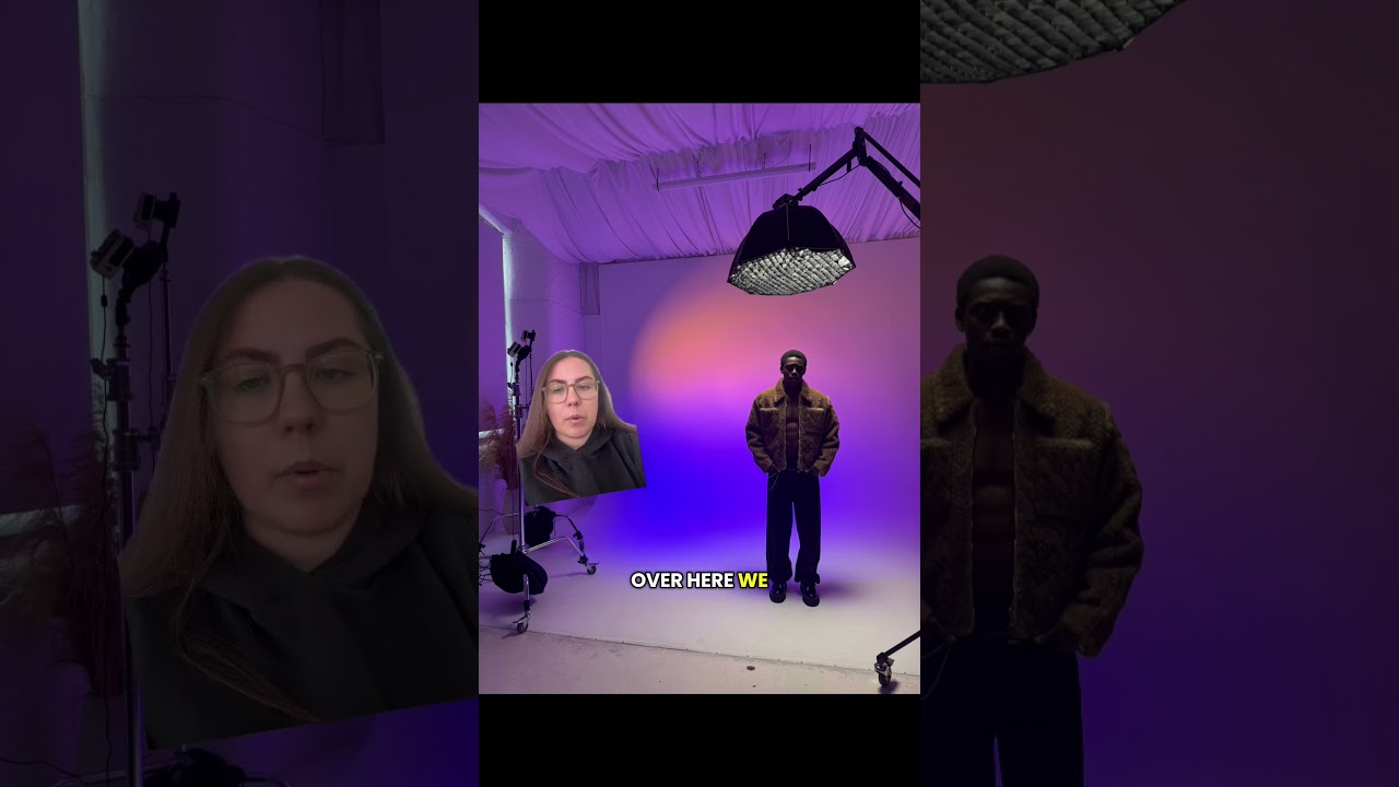 Lighting Breakdown: Creating Gradient Backdrops #studiophotography