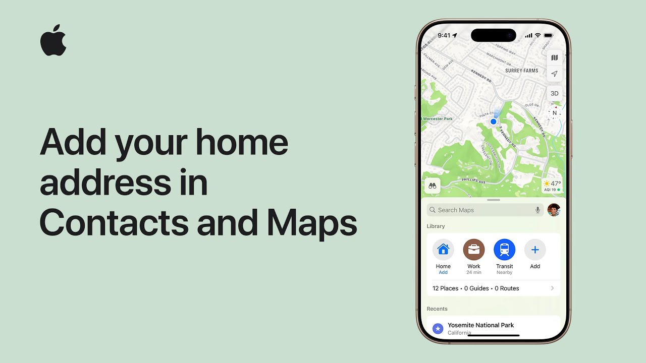 How to add your home address in Contacts and Maps on iPhone or iPad | Apple Support