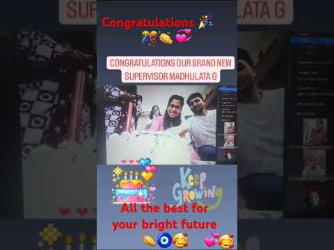 Qualified supervisor level🎉🎊 #celebration🎊 #cakecuttingceremony🎂#gifts🎁 #blessings🧿#trending#shorts