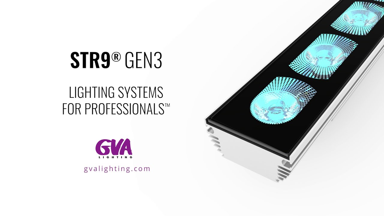 STR9® GEN3 - MONOCHROMATIC AND COLOR CHANGING LINEAR WALL WASHING AND GRAZING LED LIGHTING