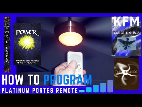 Ceiling Fan Remote Reprogram How To Program Harbor Breeze Platinum Portes Remote Control