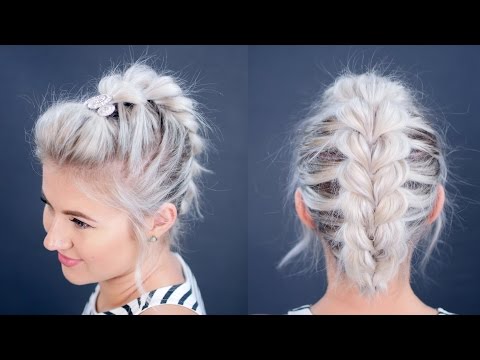 HOW TO: Pull Through Braid Short Hair Tutorial | Milabu