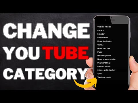 Adjust Channel Category on Mobile in 2024