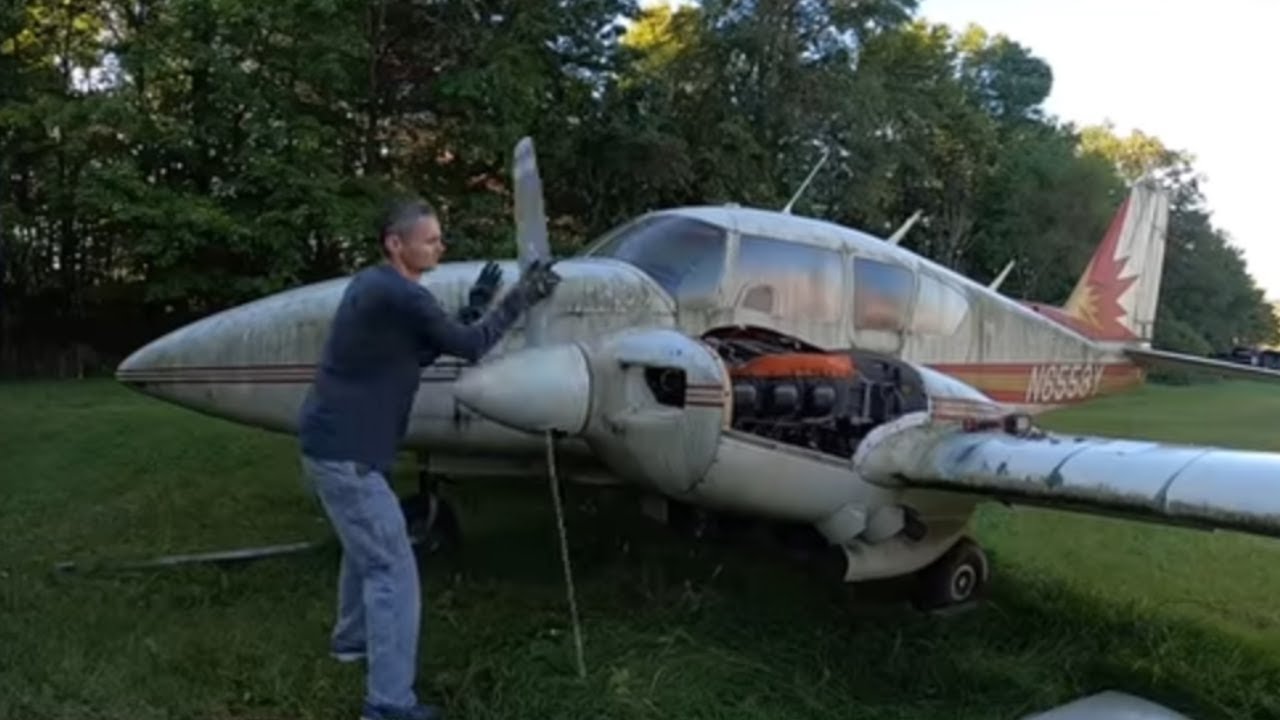 Watch an Abandoned Piper Aztec Airplane Come Back to Life After Years ...