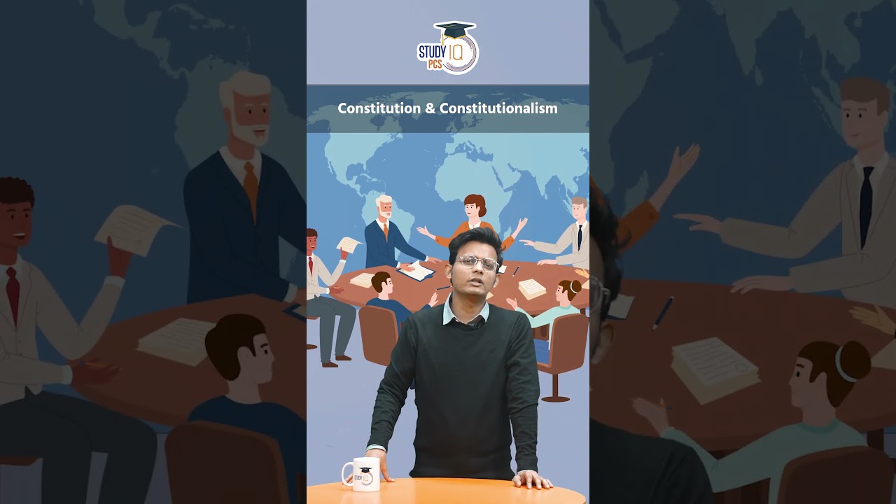 M.Laxmikanth Through Shorts- CH.3- Concepts of Constitution & Constitutionalism lStudyIQPCS #shorts