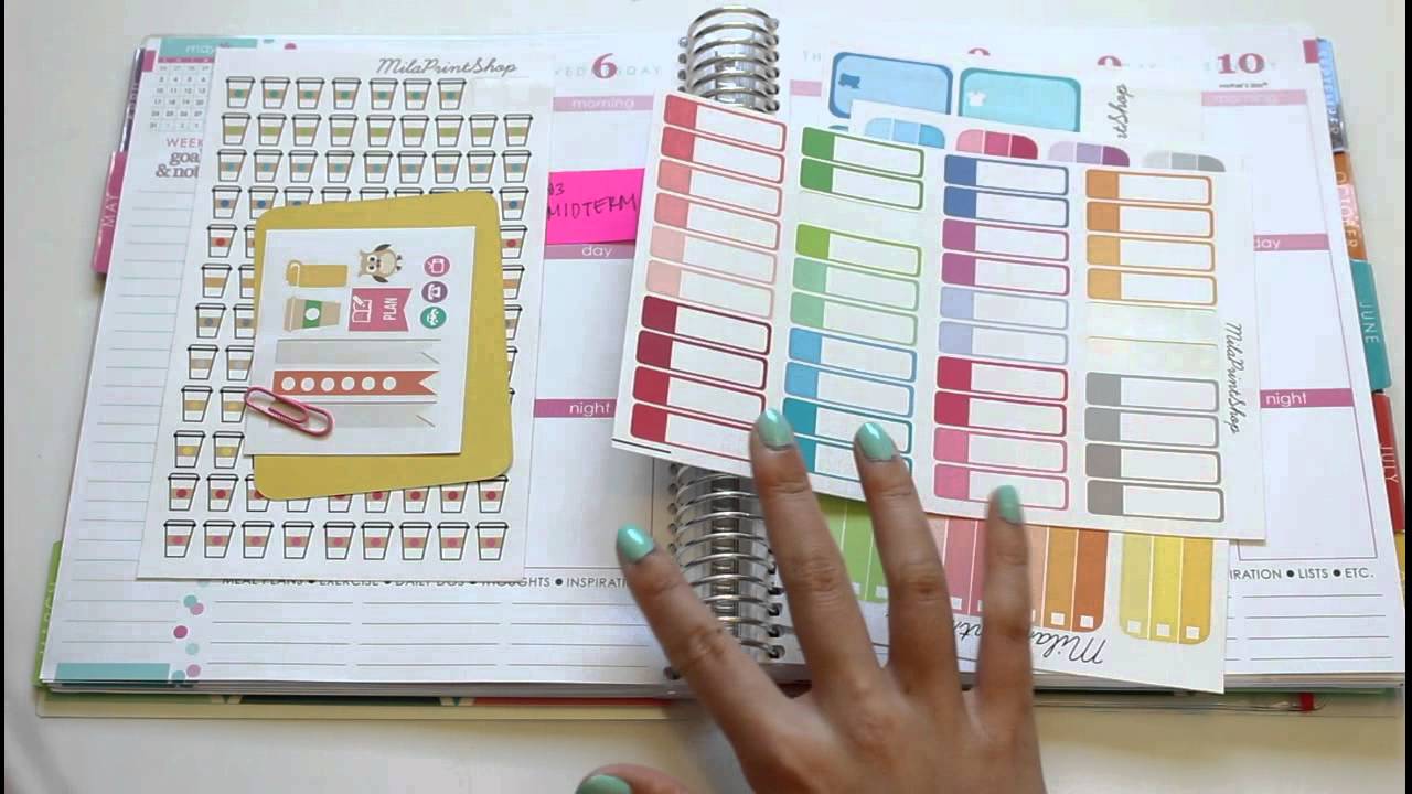 Etsy Planner Sticker Haul ft. Sweet Kawaii Design, Alex Studio, & Mila Print Shop | MandyPlans