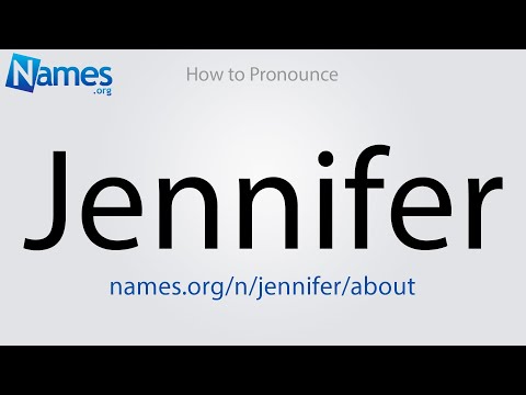 How to Pronounce Jennifer