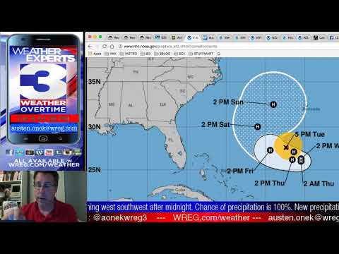 NIGHTSIDE FORECAST: WREG-TV WEATHER OVERTIME for TUE 9.12.17 | @AOnek_WREG3