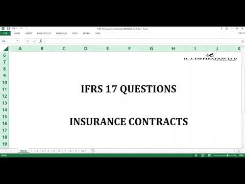 IFRS 17 Insurance Contracts Questions and Answers