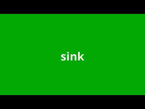 what is the meaning of sink