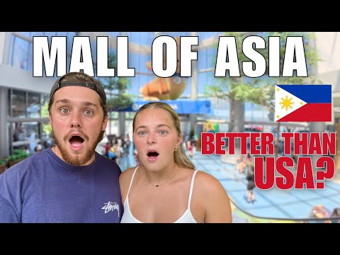 FIRST TIME IN A FILIPINO MALL 🇵🇠(MIND BLOWN At Mall Of Asia in Manila, Philippines)