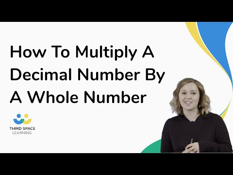 How to Multiply a Decimal Number by a Whole Number