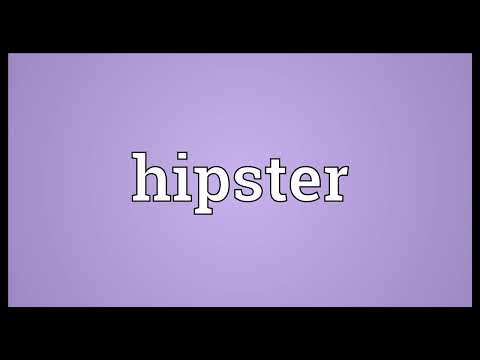 Hipster Meaning